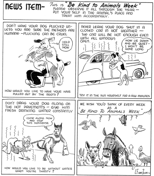 Cartoons – Be Kind: A Visual History of Humane Education